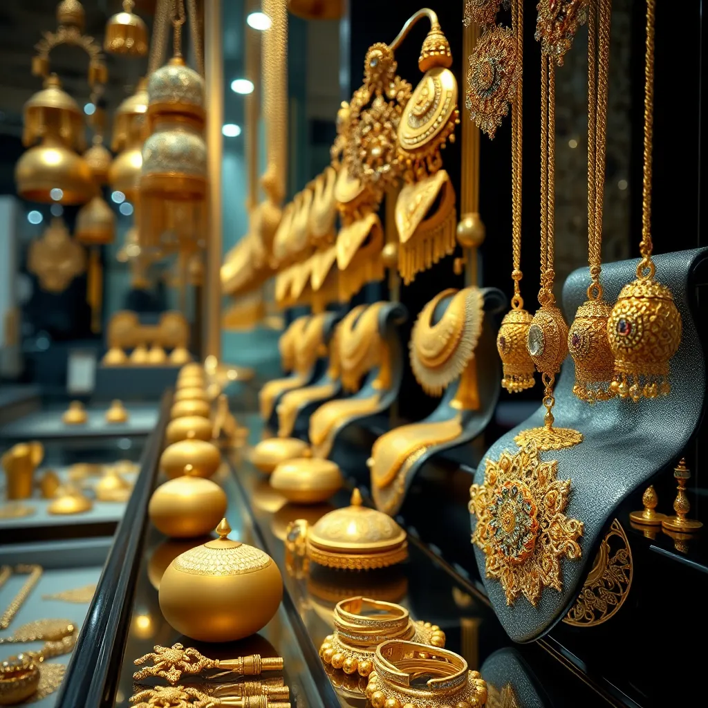Exploring Gold Shops at Dubai's Gold Souk Market