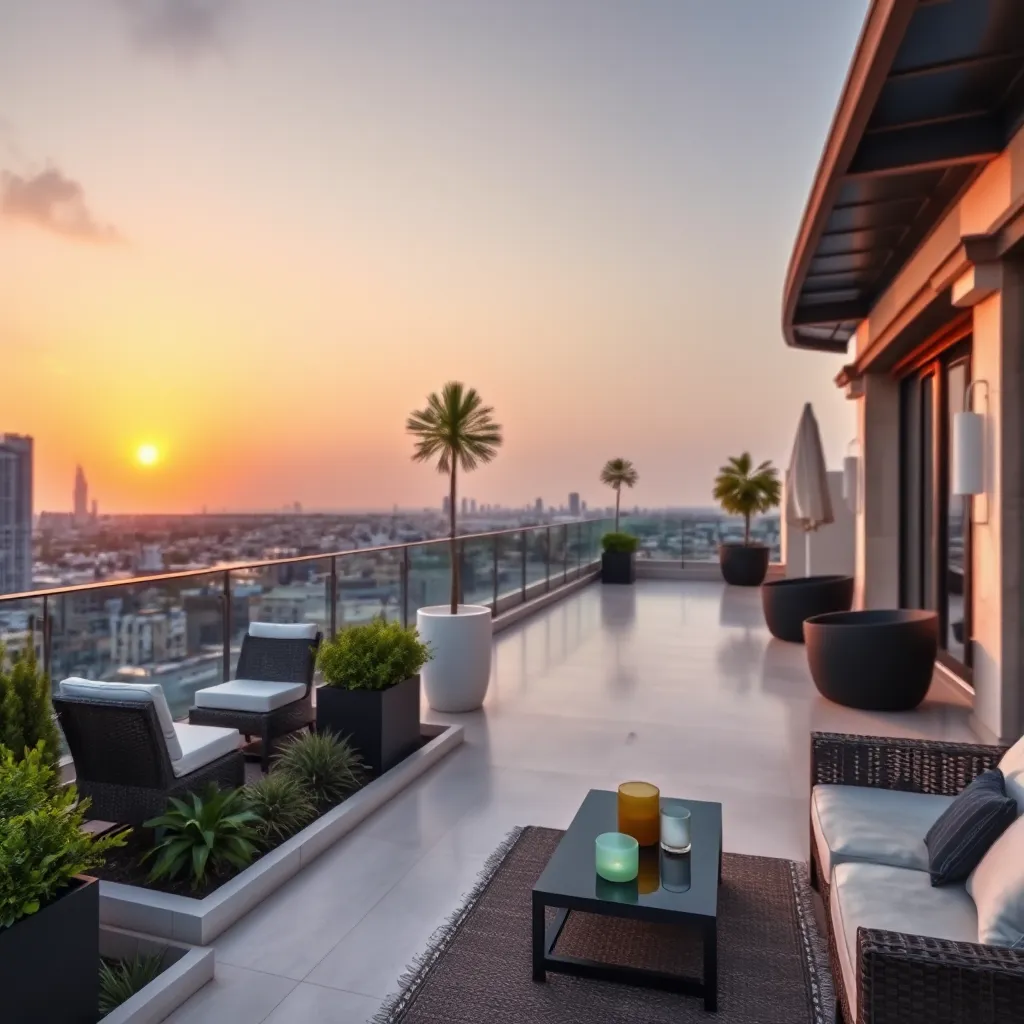 Terraces in Dubai Real Estate: Multifunctional Spaces